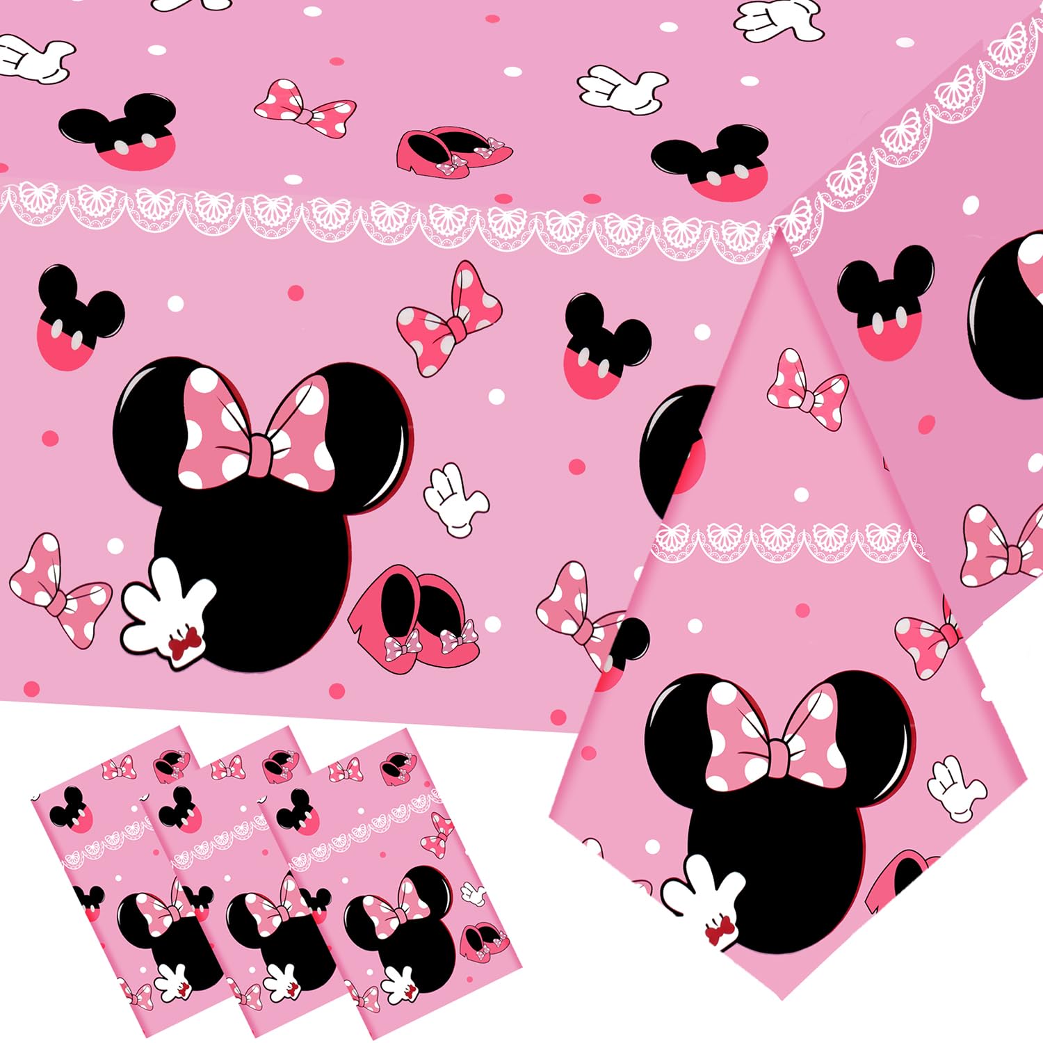 Baby Minnie Mouse Table Setting