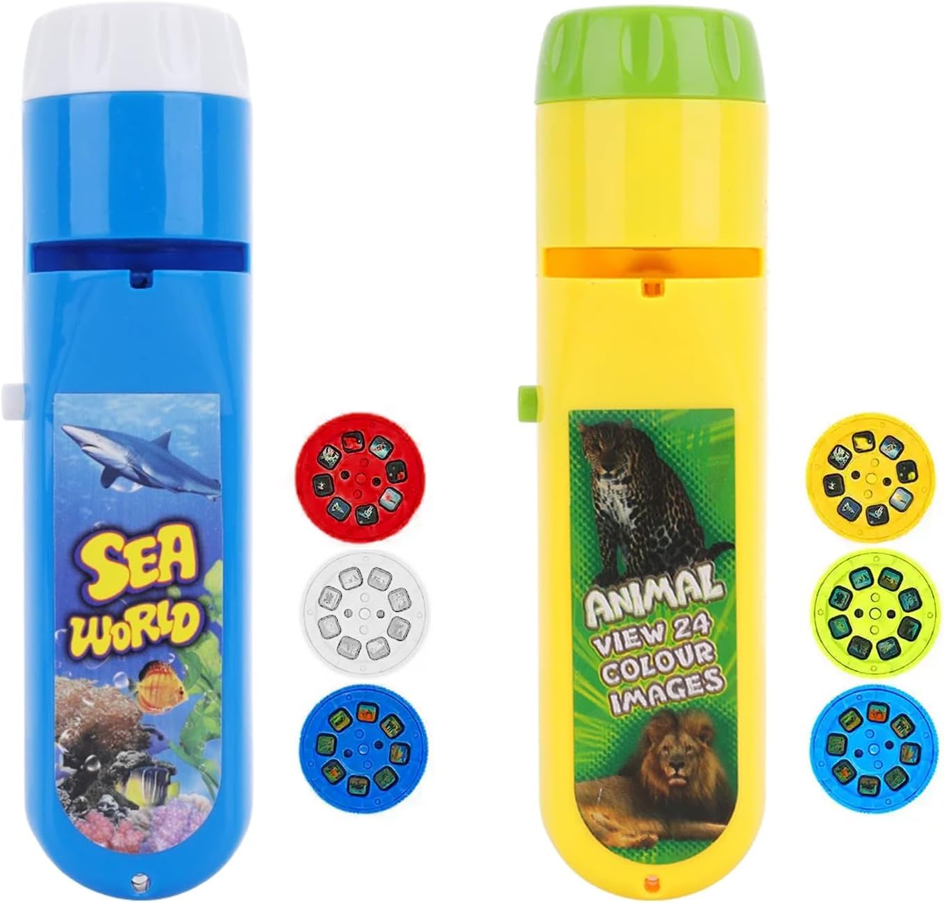 Wild Animal & Seaworld Torch and Projector - Fun Torch Projector for ...