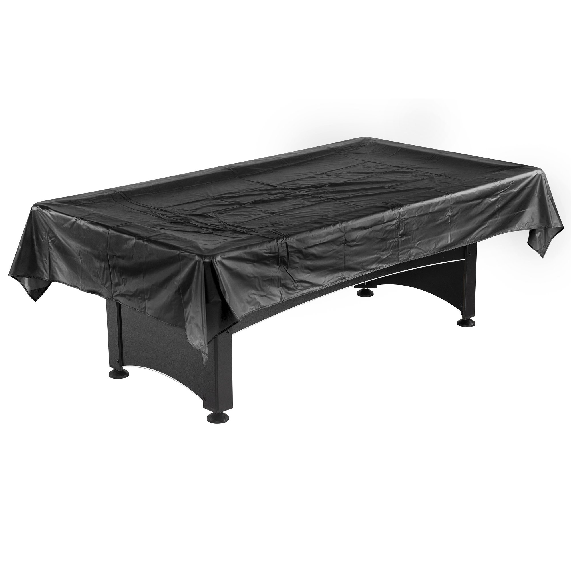 Snapklik.com : Hathaway 8 Foot Pool Table Cover Black Leatherette ...