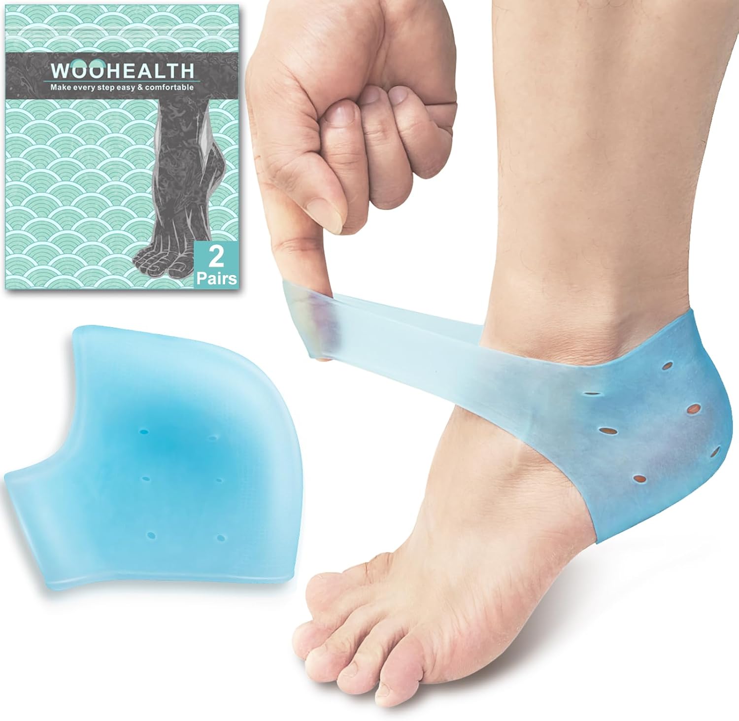 WOOHEALTH Protege Talon Silicone Dr Martens, 2 Paires Gel Protection ...