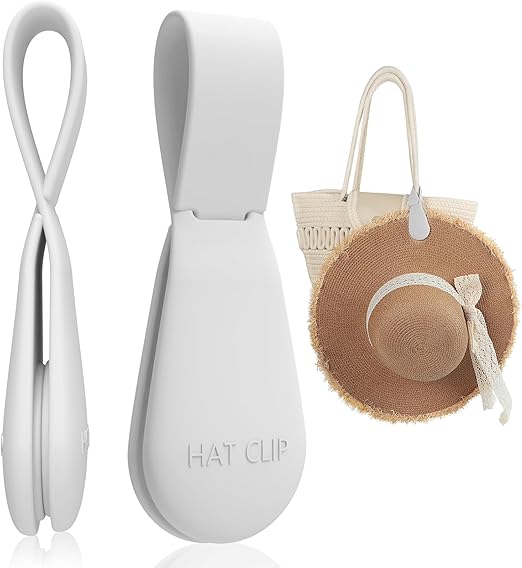 Amazon.com: Fikoksol Magnetic Hat Clip 1-Pack - The Light Gray Hat Clip ...