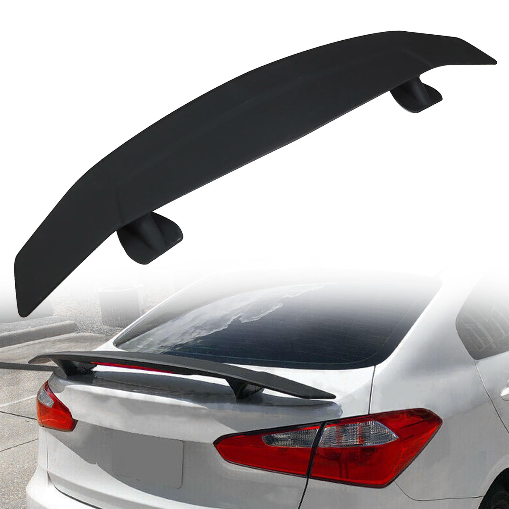 Snapklik.com : ANTUKO 2 Pedestal 52 Inch Universal Fit Trunk Spoiler ...