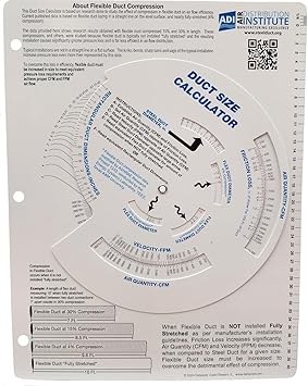 ADI Ductulator – Duct Size Calculator - Amazon.com