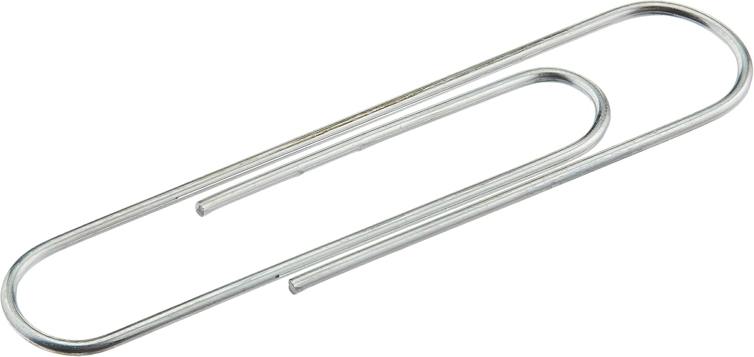 Amazon.com: School Smart Smooth Paper Clips, 2 Inches, Pack of 100 ...