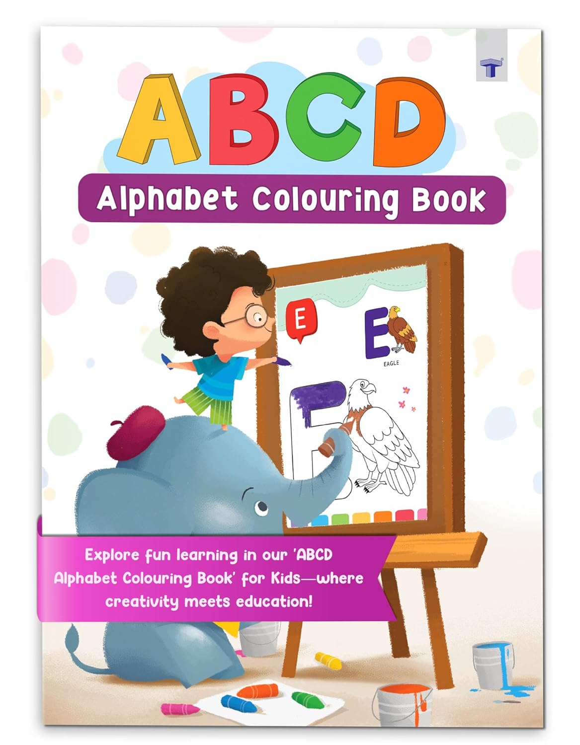 Buy ABCD Alphabet Colouring Book For Kids 2+ Years | Learn and Practice ...