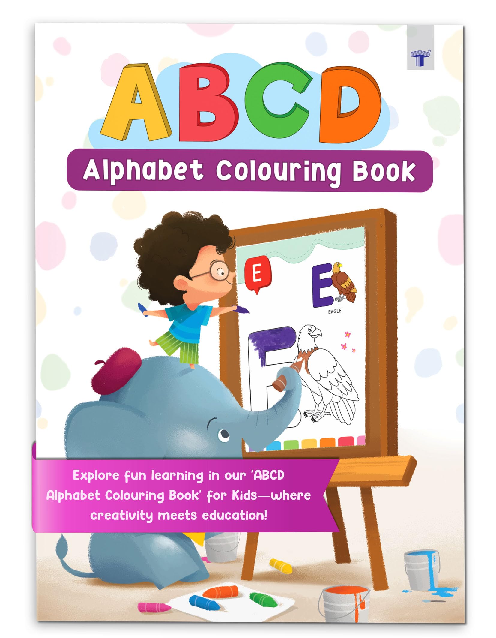 Buy ABCD Alphabet Colouring Book For Kids 2+ Years | Learn and Practice ...