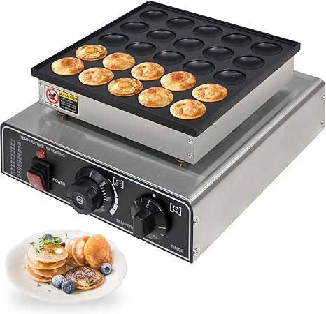RACK & PACK Maquina para Hacer Mini Hot Cakes 25 Piezas Industrial 900 ...