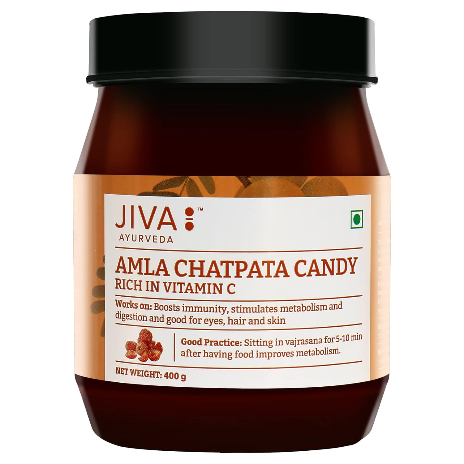 Jiva Chatpata Amla Candy For All Age Groups, Rich In Dietary Fibres ...