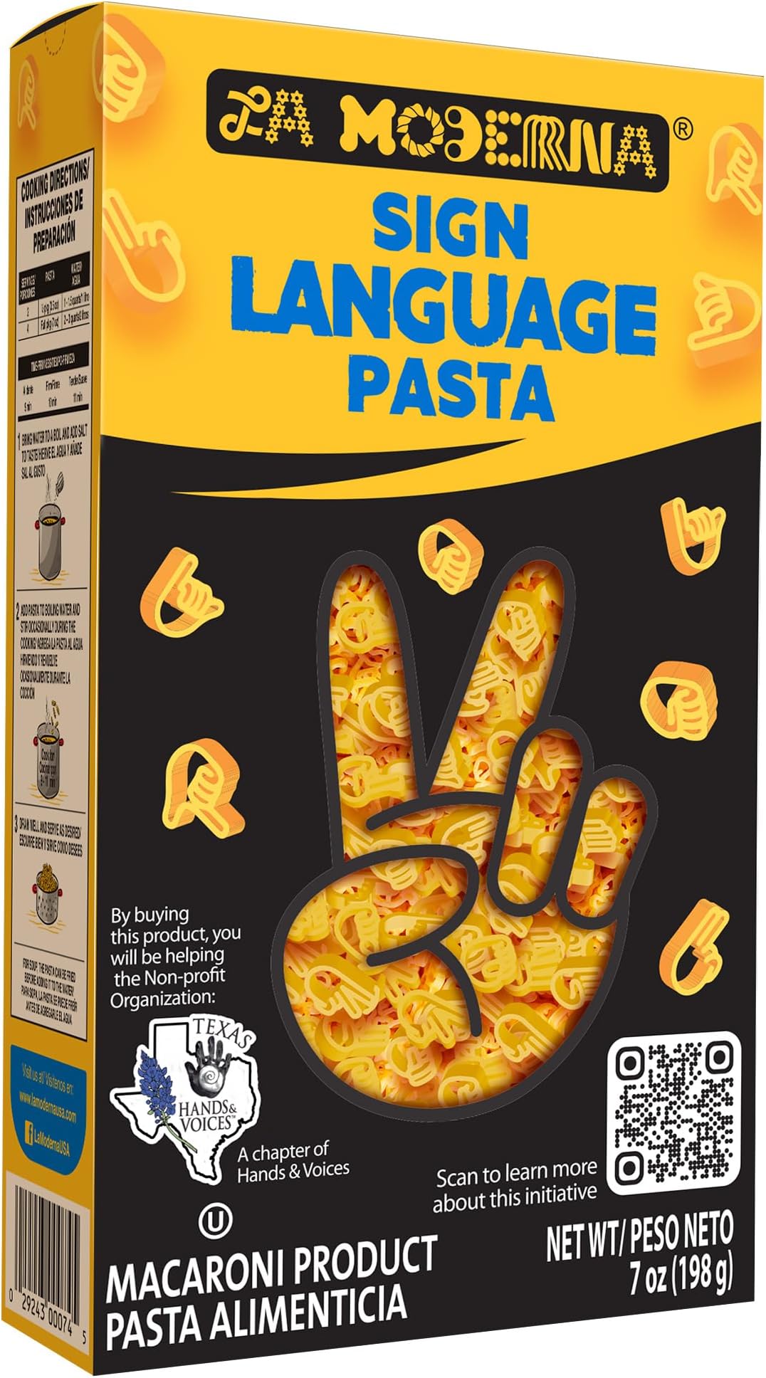 Amazon.com : La Moderna Sign Language Pasta, In Collaboration With ...