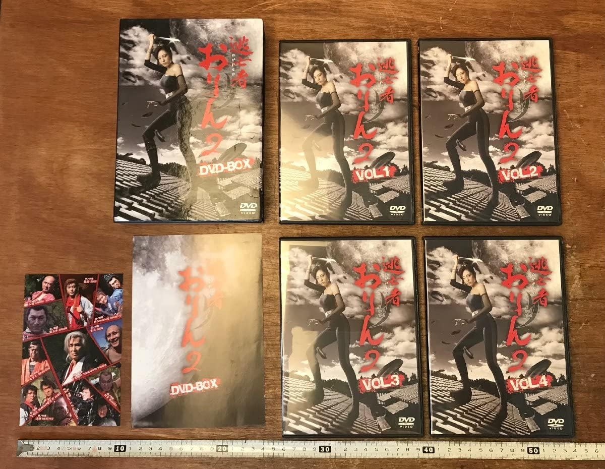 Amazon.co.jp: CC-7711 逃亡者 おりん 2 DVD-BOX 1話～4話 青山倫子 アクション 時代劇 女性 美人 忍者 チャンバラDVD ソフト 488g/くGOら : おもちゃ