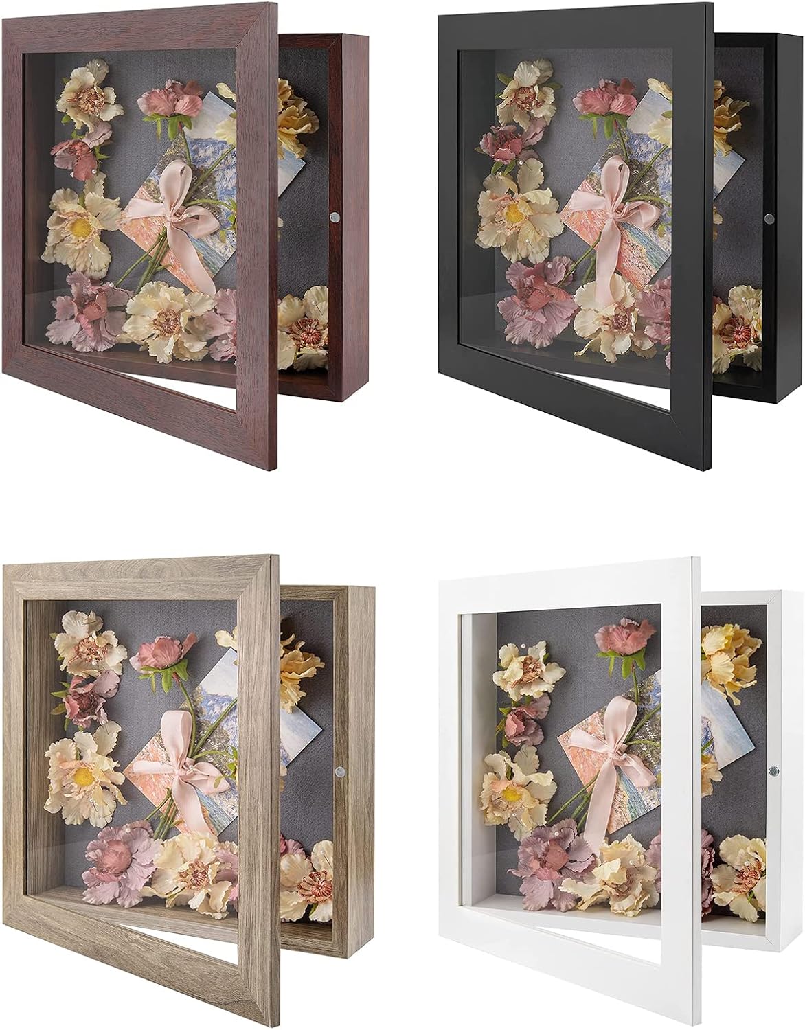 Amazon.com - Golden State Art, 11x11 Shadow Box Frame Display Case ...