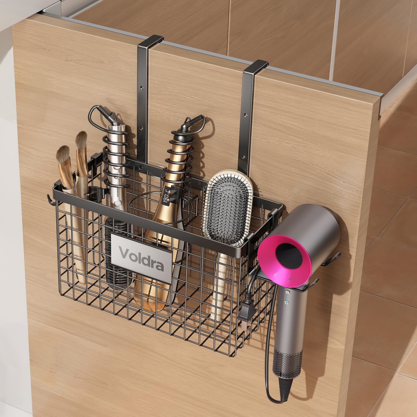 Amazon.com: YIGII Hair Tool Organizer - Hair Dryer Holder Blow Dryer ...