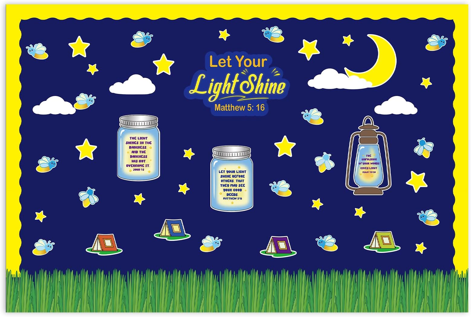 Amazon.com : Gilprop 112 Pcs Firefly Bulletin Board Cutouts Firefly ...