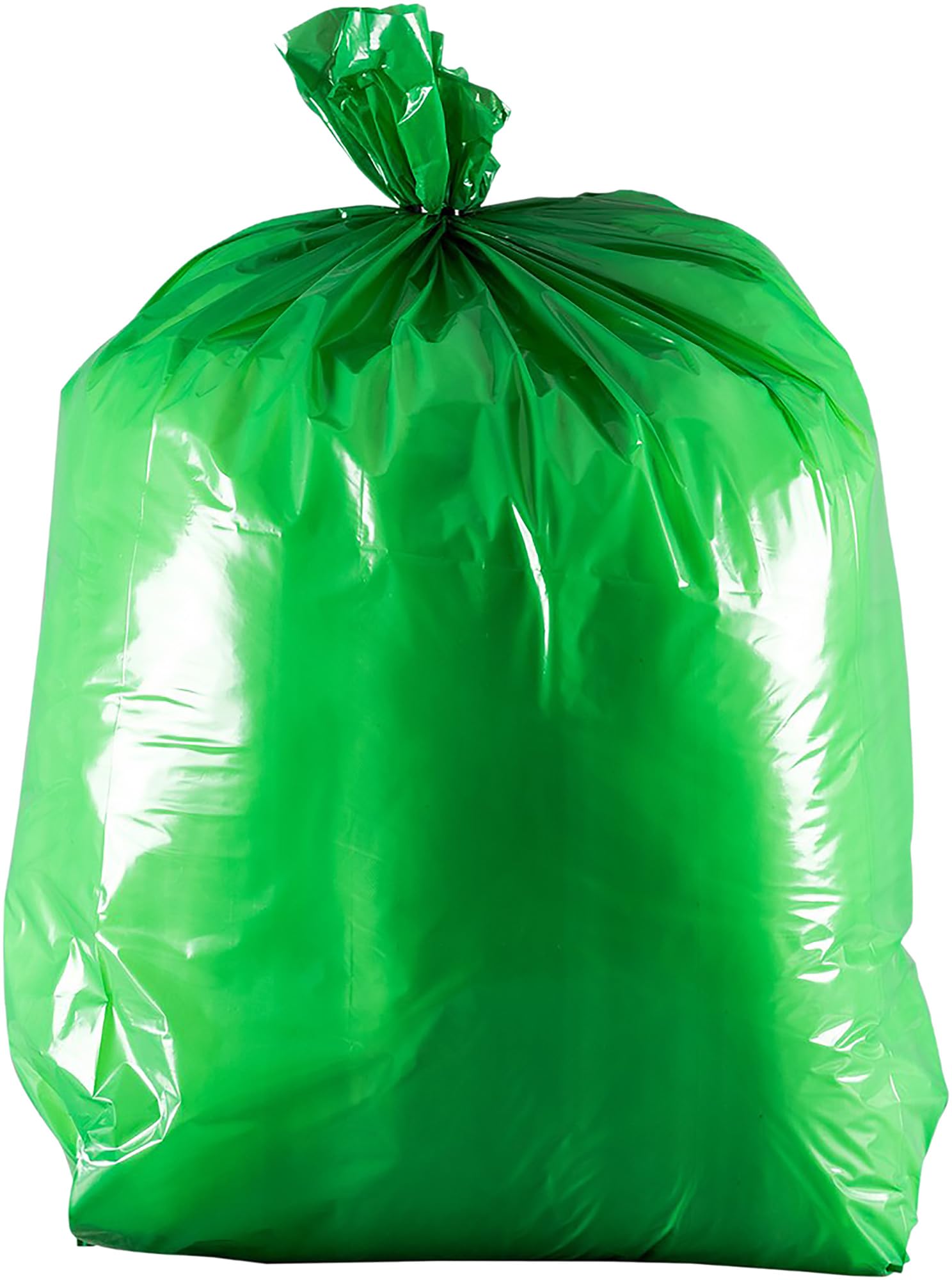 100 x Green 90L Heavy-Duty (40 Micron / 160 Gauge) 100% Recycled Alina ...