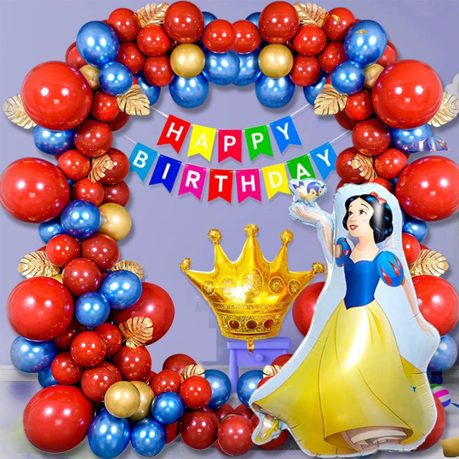 KALOR Cartel con texto en inglés Happy Birthday de arcoíris, bandera de ...