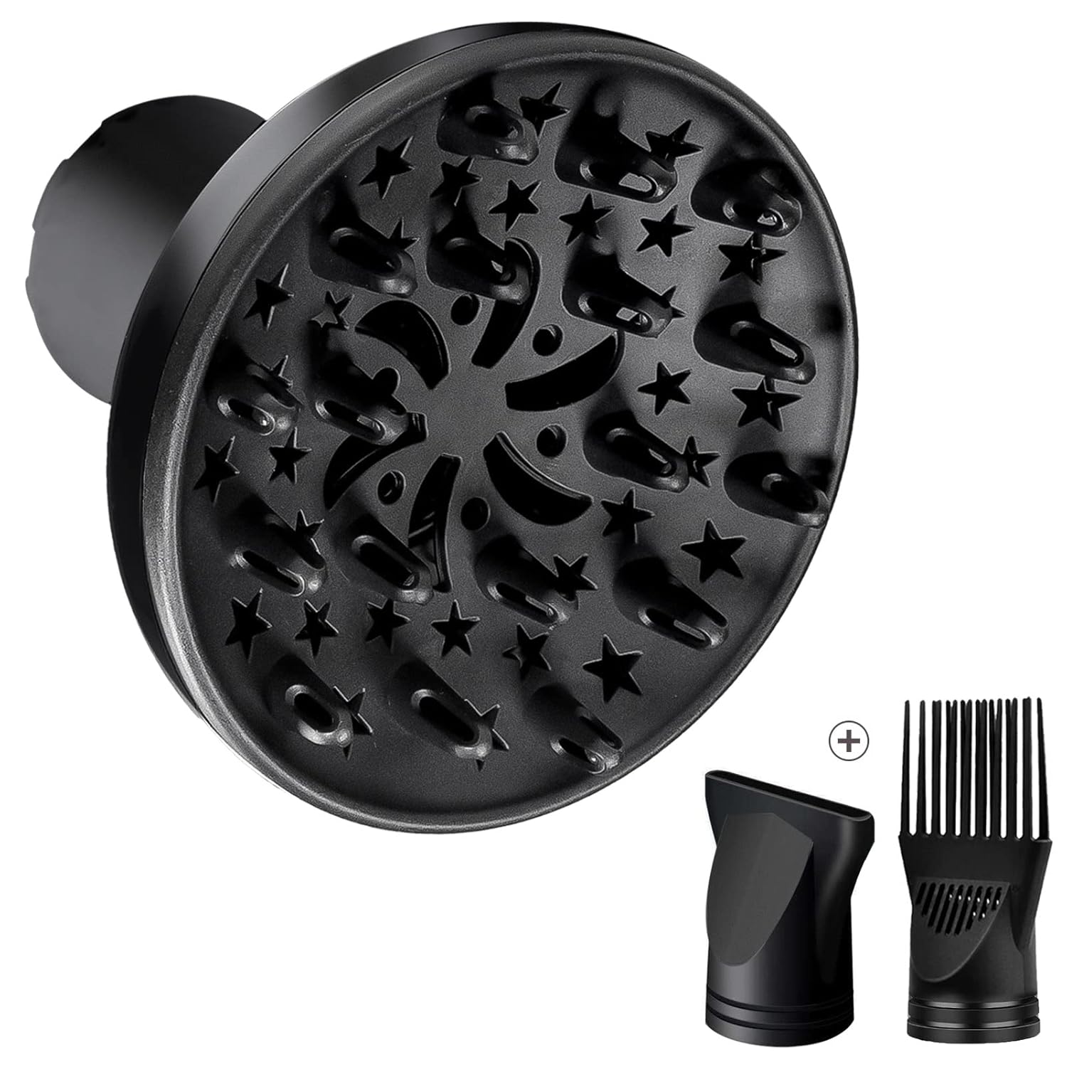 Amazon.com: Universal Hair Diffuser, 3+1 Diffuser Attachment for Hair ...
