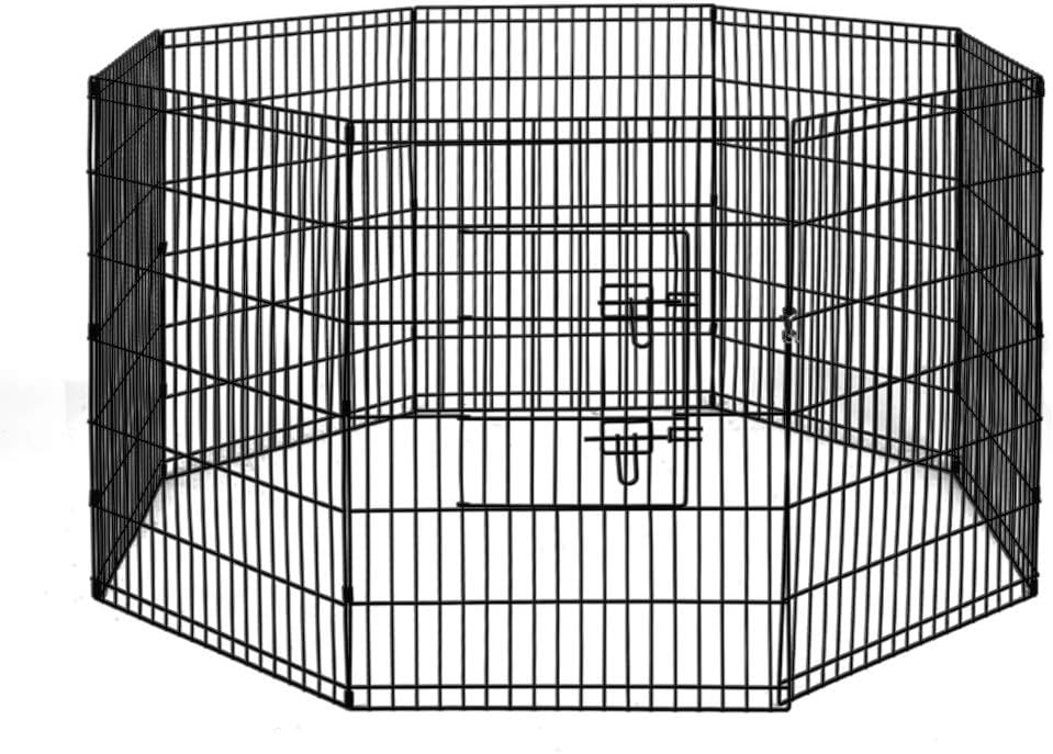 i.Pet 36" 8 Panel Pet Dog Playpen Rabbit Play Pen Playpens Fence Cage ...