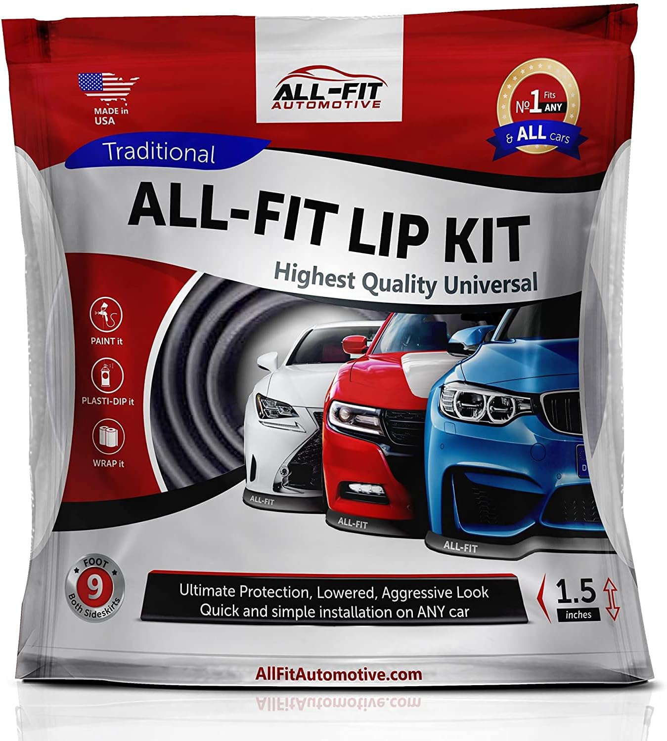 Amazon.com: All-Fit Automotive-TRDLIPKIT-DG14 Universal Lip Kit ...