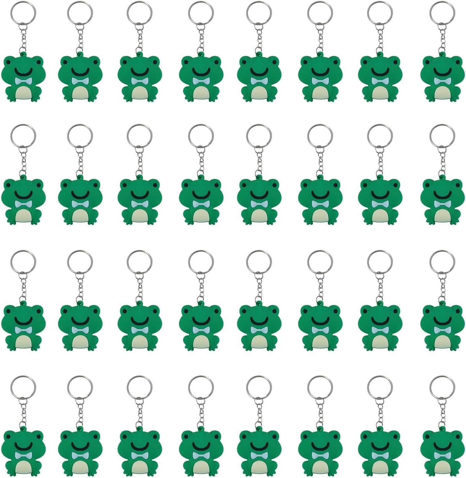 Amazon.com: Mirabuy 24 Pack Frog Keychains for Frog Themed Party Favors ...