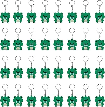 Amazon.com: iMagitek 40 Pack Frog Keychains Decorations for Back to the ...