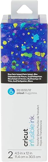 Amazon.com: Cricut Infusible Ink Transfer Sheets - 4.5" x 12" - Blue ...