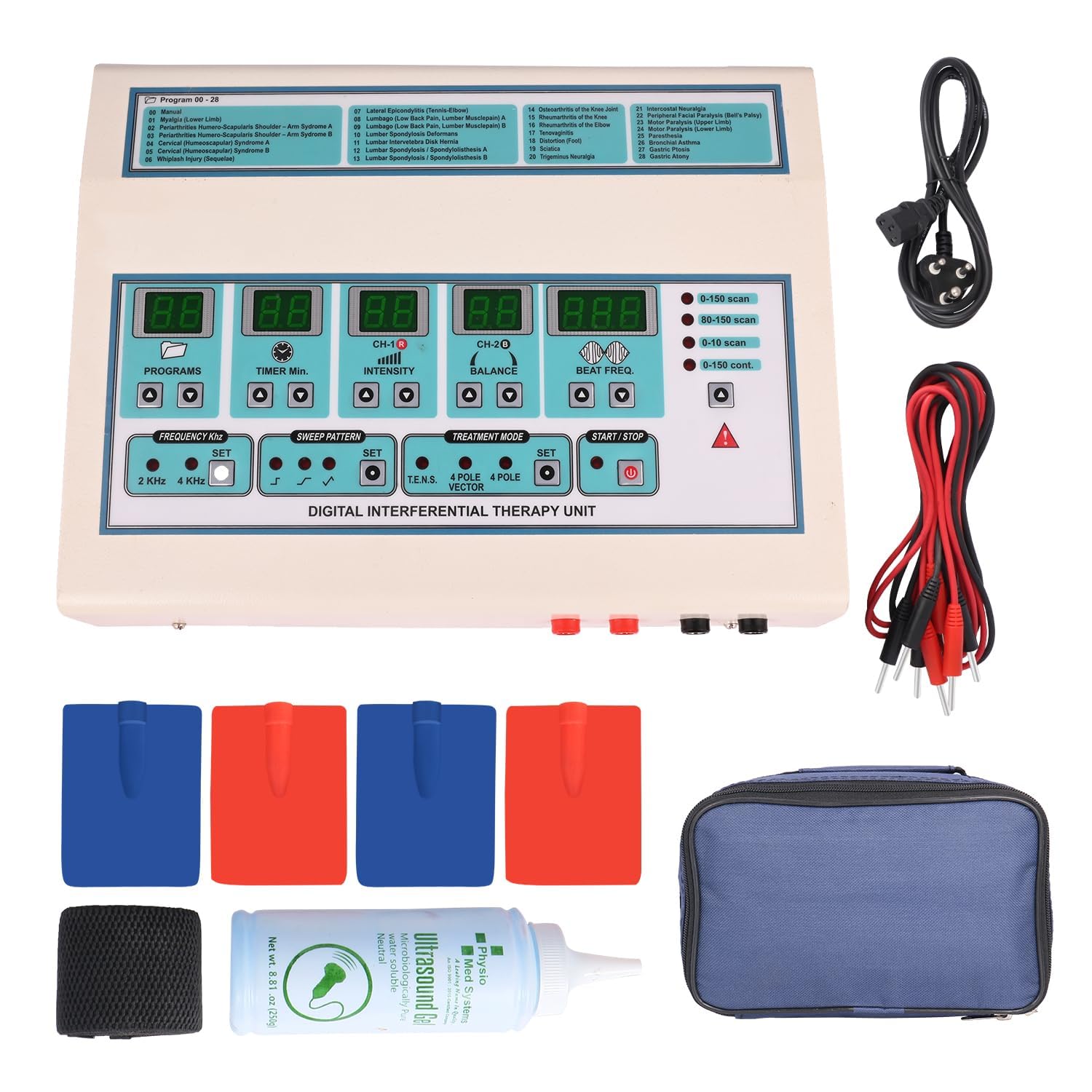 Dr. Tech IFT Machine 29 Program Interferential Therapy Physiotherapy ...