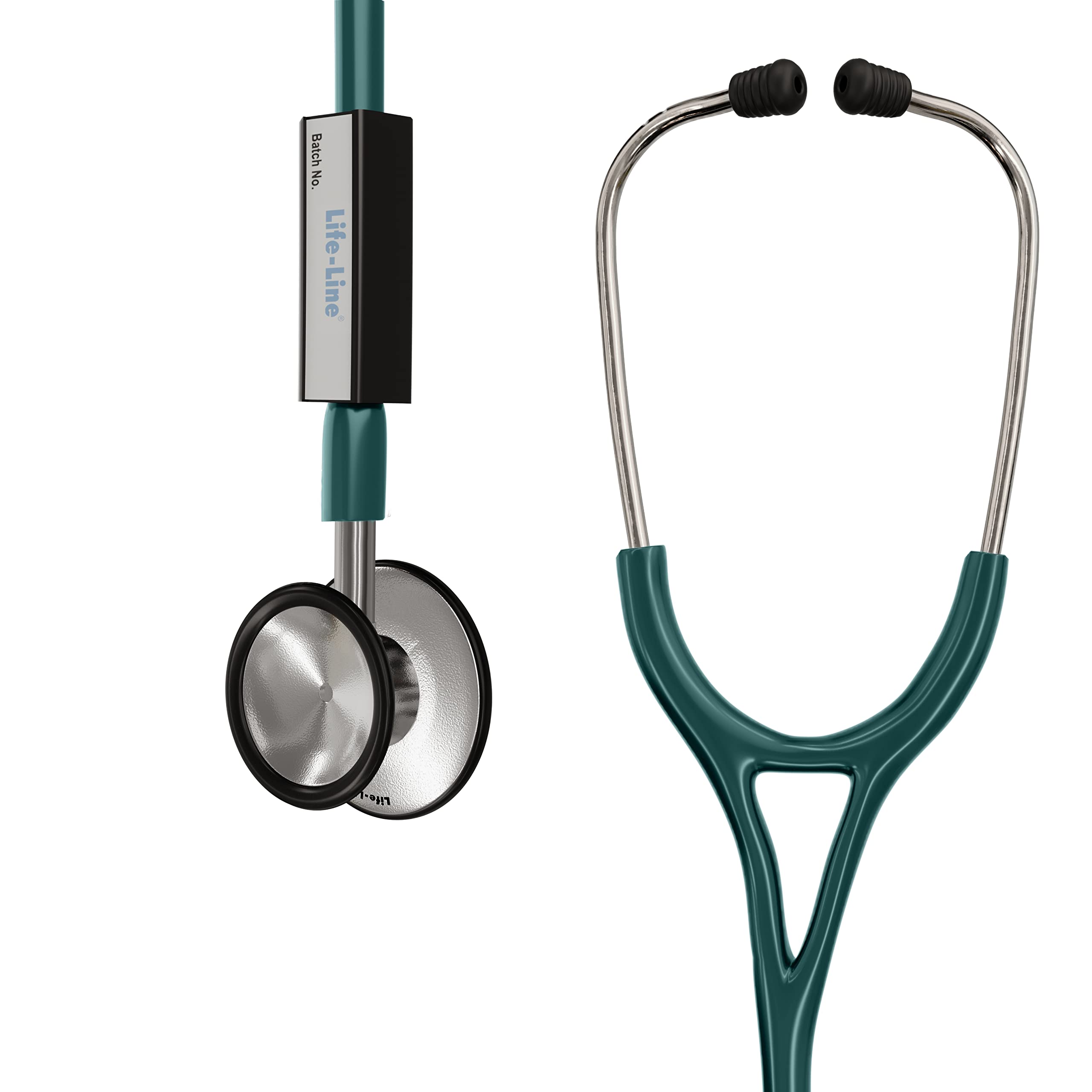 LIFE LINE Life-Tone Stethoscope (Green) | Single Diaphragm Aluminum ...