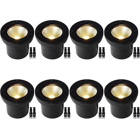 ELEGLO 12W LED Well Lights Low Voltage Landscape Lights,LED Outdoor In ...