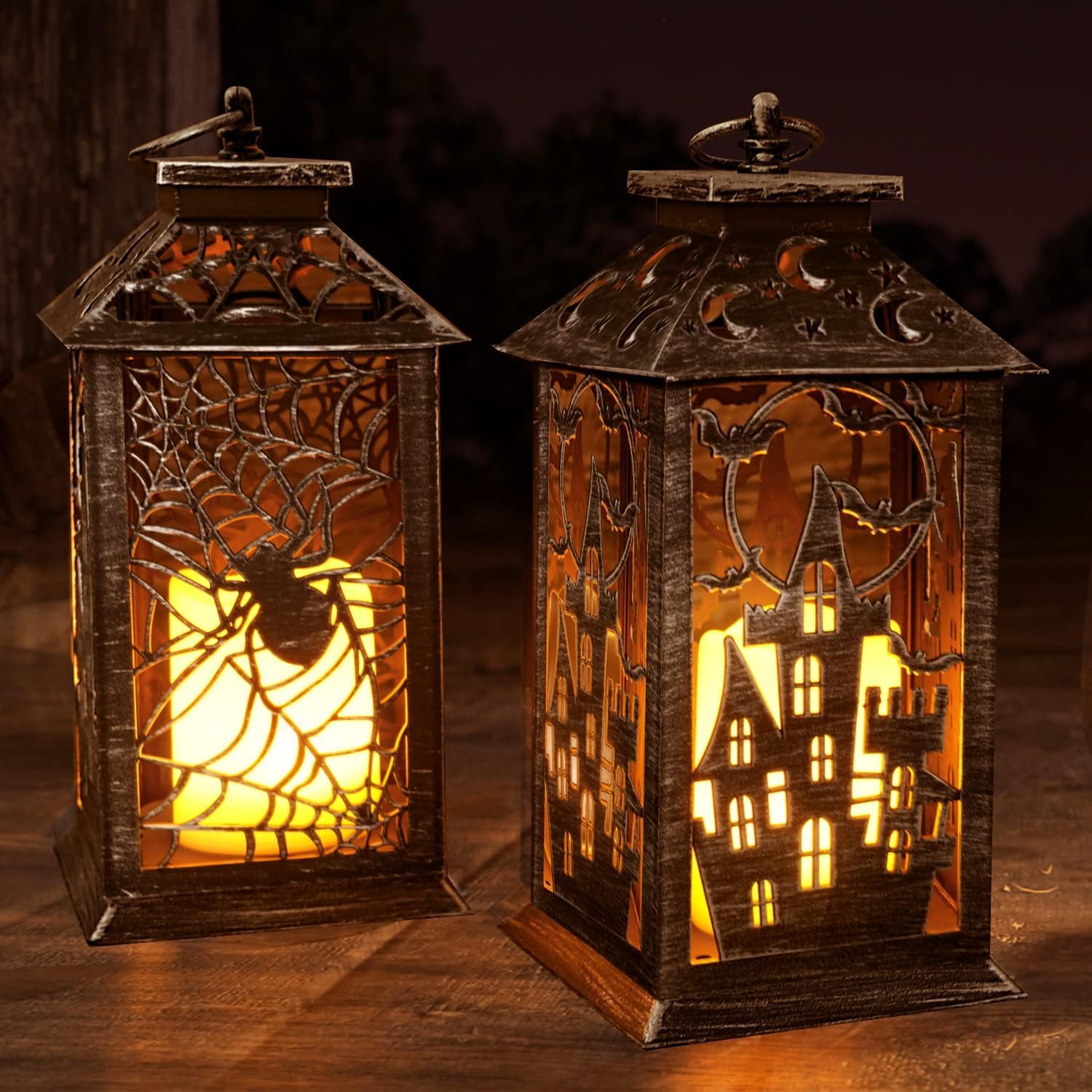 Amazon.com: SHYMERY Halloween Lantern,14" Halloween Decorations for ...