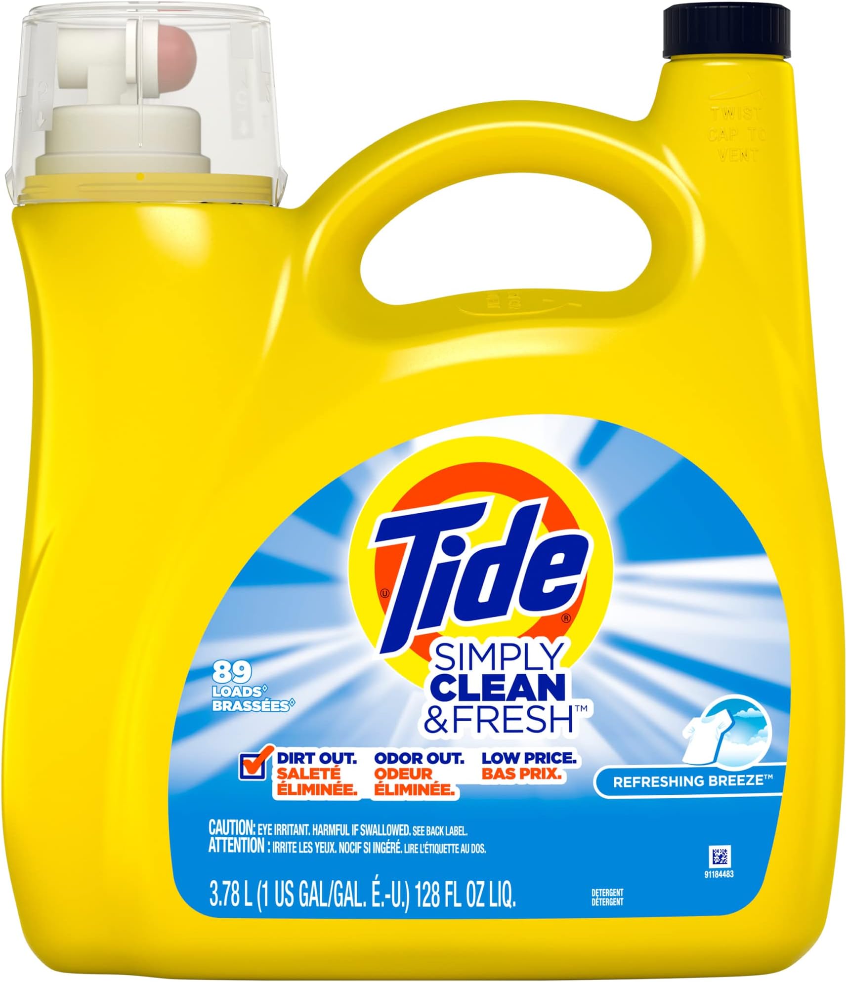 Amazon.com: Tide Simply Clean & Fresh Liquid Laundry Detergent ...