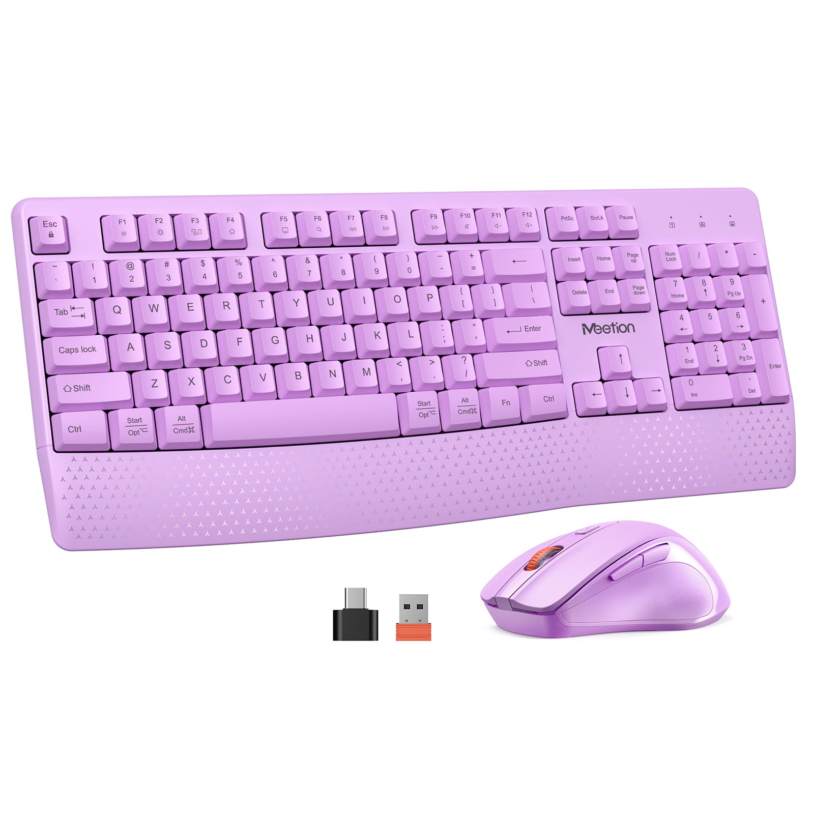 Amazon.com: MEETION Wireless Keyboard and Mouse, Computer Keyboard ...