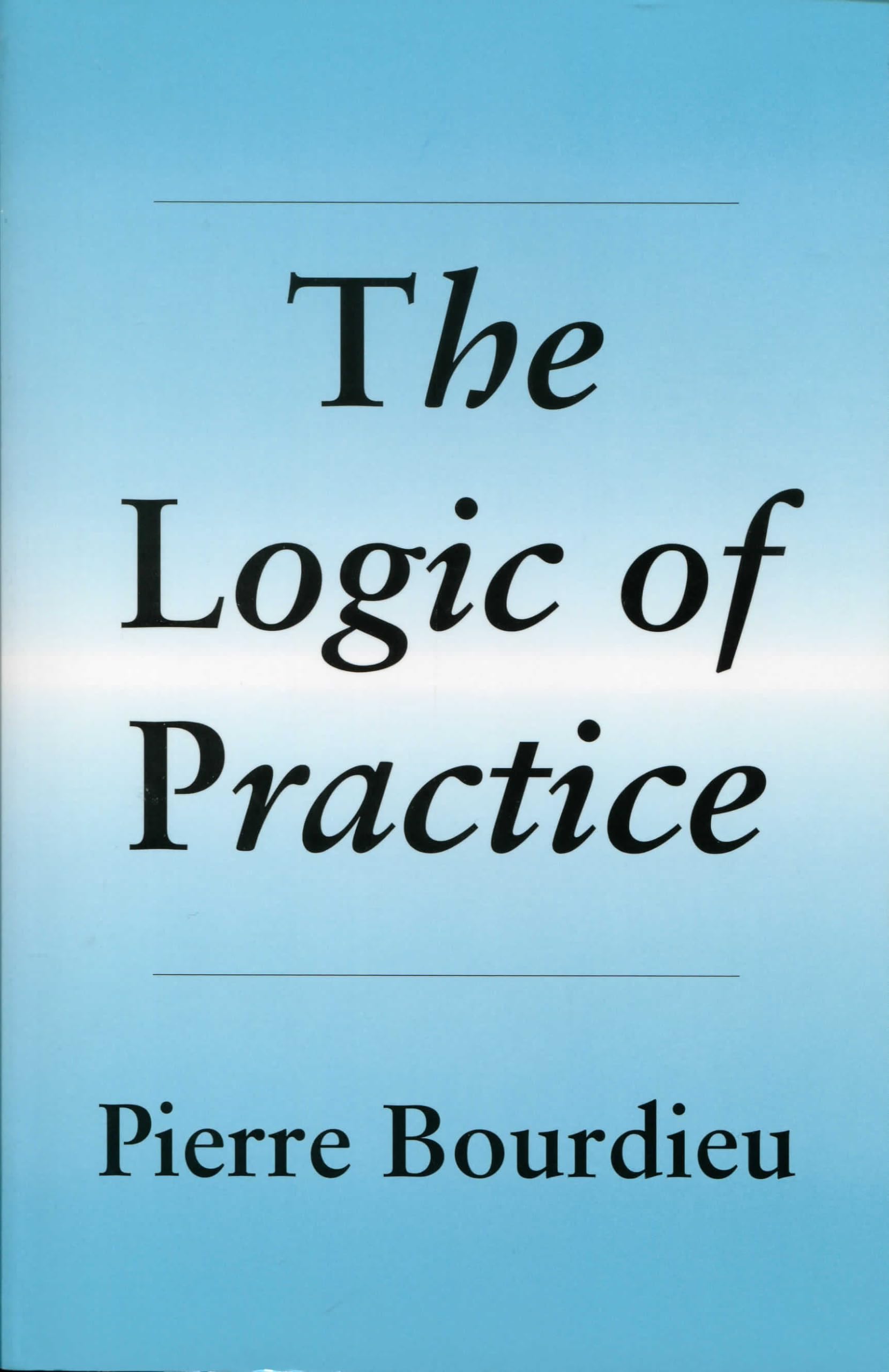 The Logic of Practice: Bourdieu, Pierre, Nice, Richard: 9780804717274 ...