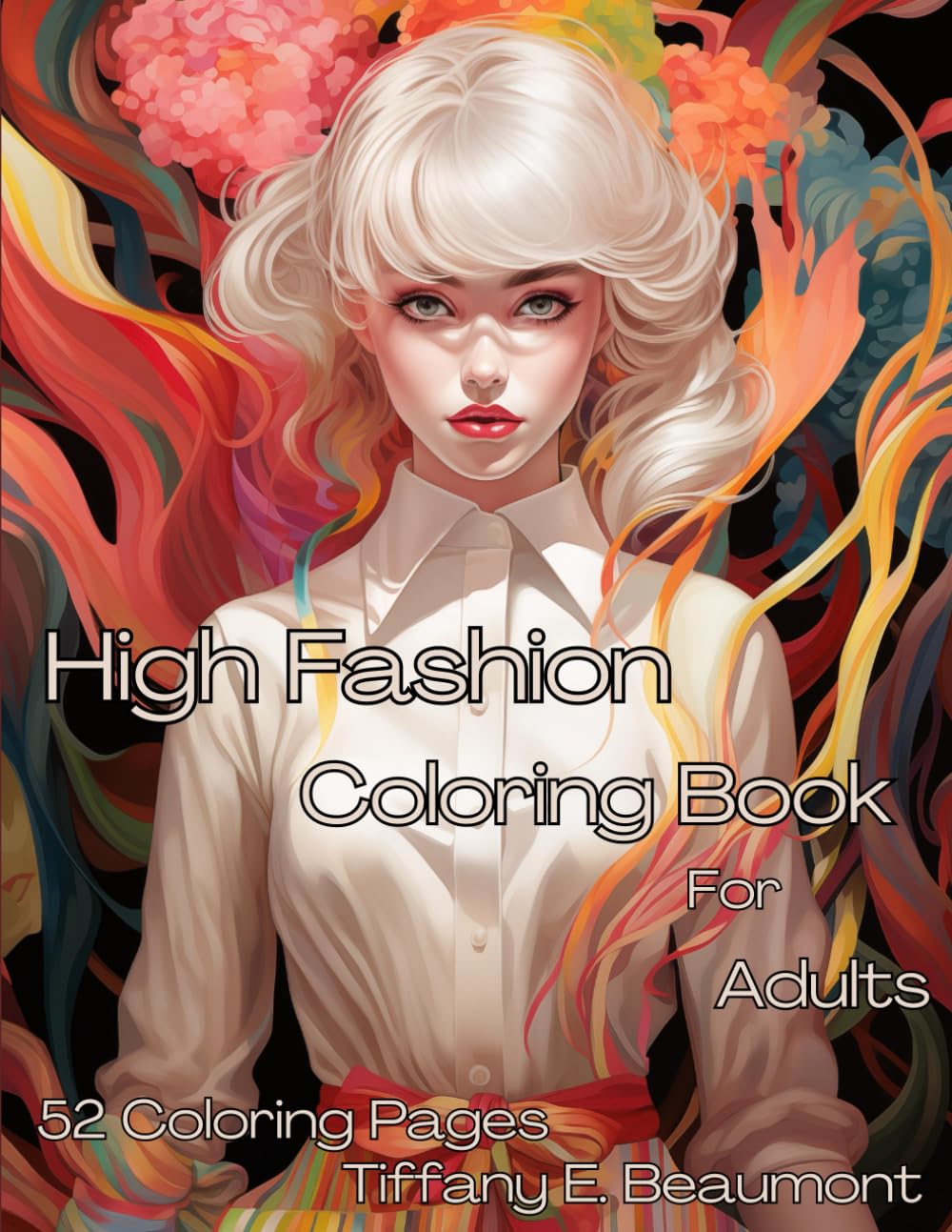 Amazon.com: High Fashion Coloring Book for Adults: Stylish 2024 ...