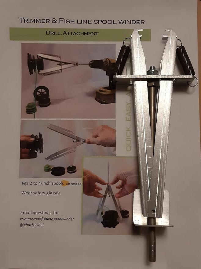 Amazon.com : Trimmer and Fish Line Spool Winder : Patio, Lawn & Garden