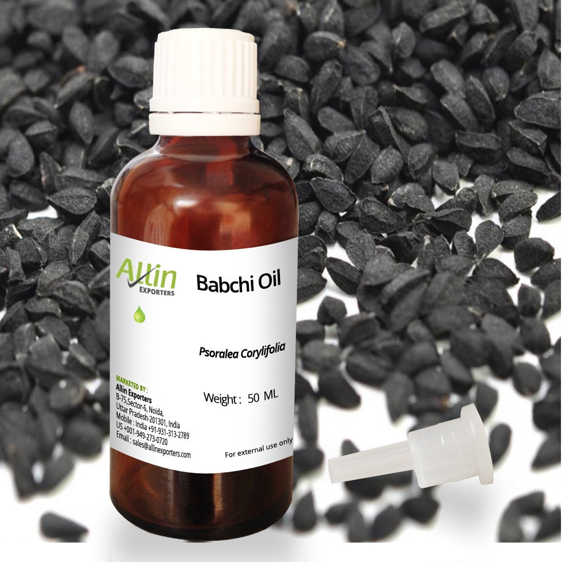 Buy Allin Exporters Babchi Oil, 50ml Online at Low Prices in India ...