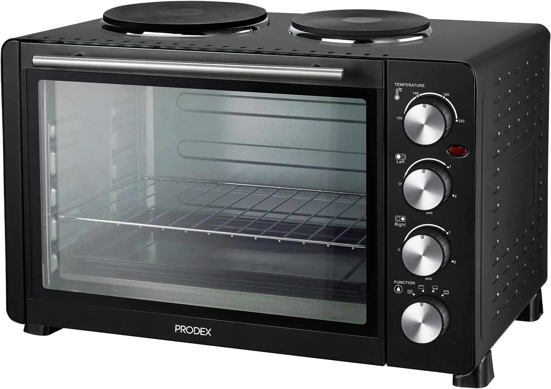 Haden 25L Mini Oven with Grill & Double Hot Plates – Versatile Table ...