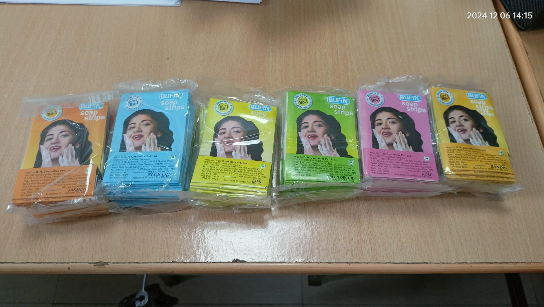 Buy BUFIN Paper Soap Strips Booklets for Travelling Hand Wash/Face Wash ...