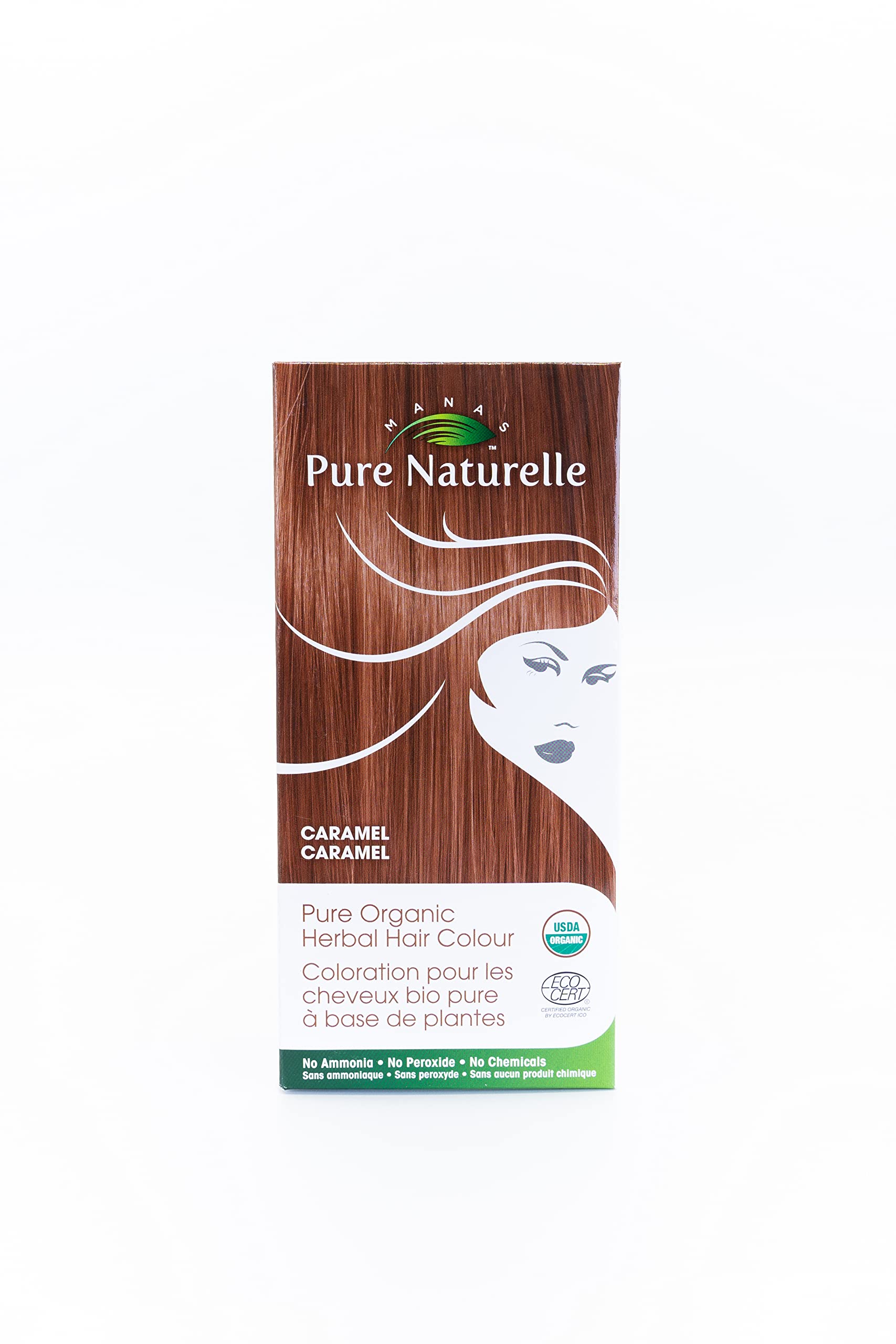 Amazon.com : Manas Pure Naturelle Pure Organic Herbal Hair Colour ...