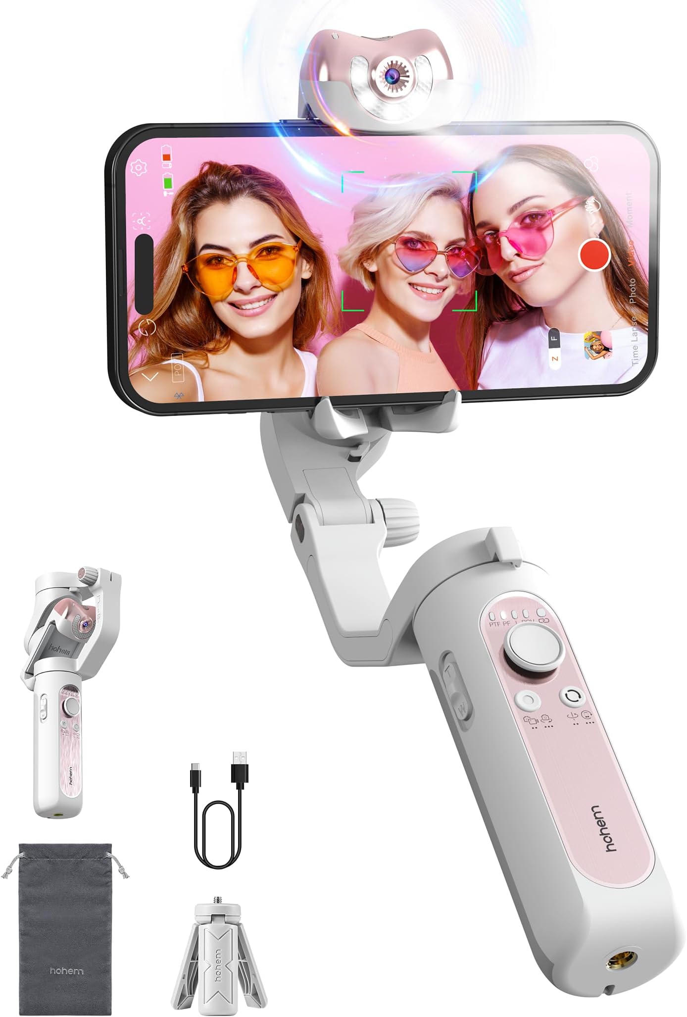 hohem iSteady V2S Smartphone Gimbal, 3-Achsen Handy Gimba mit AI ...