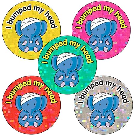 150 I Bumped My Head Today Health & Safety Childrens Pupils School ...
