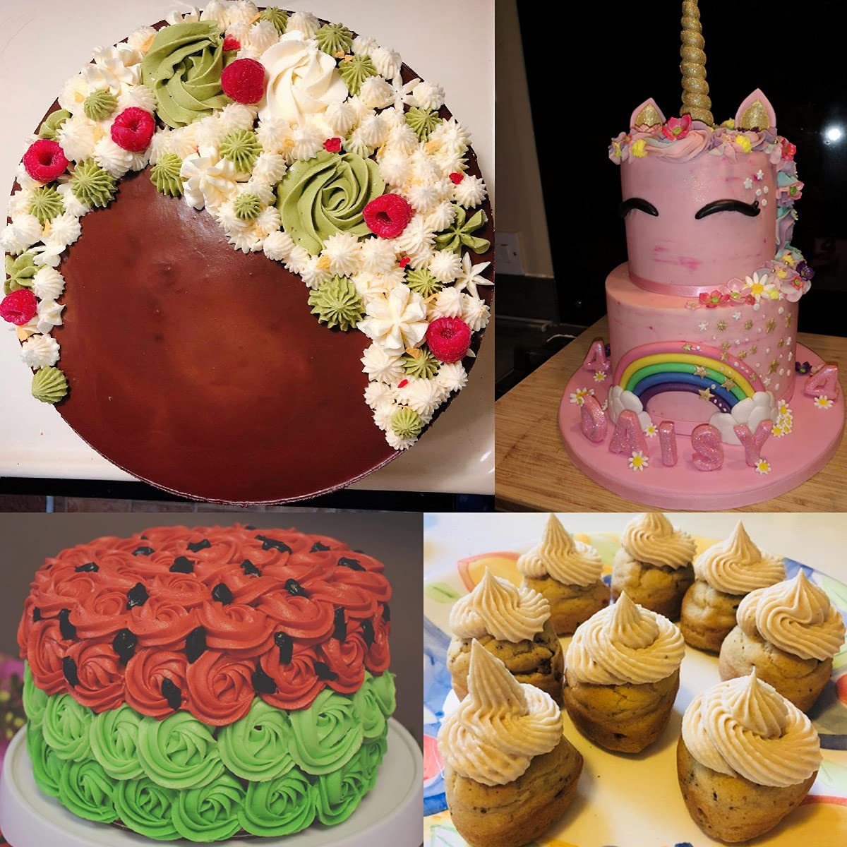 Snapklik.com : Piping Tips Large Cake Decorating Tools,5 Pcs Cake ...