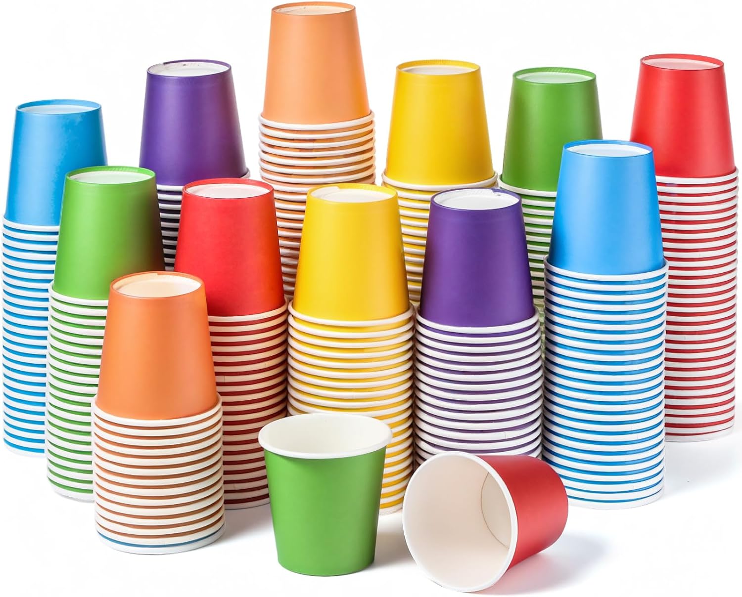 Amazon.com: Sawysine 300 Count 5oz Disposable Mini Paper Cups for ...