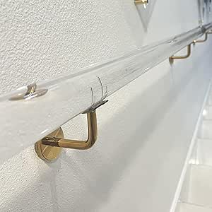 Amazon.com: NUNETH Clear Acrylic Staircase Handrail for Seniors Kids ...