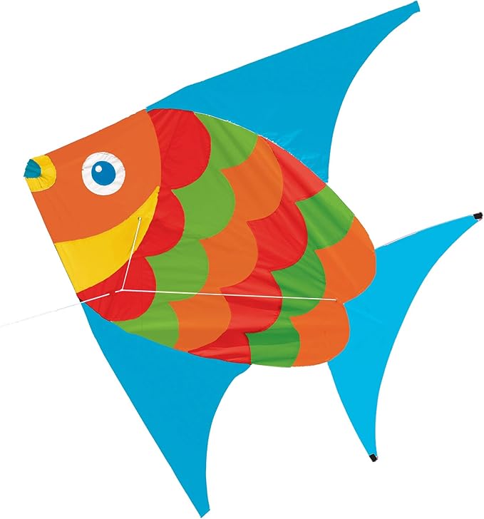Amazon.com: Melissa & Doug Flying Fish Single Line Shaped Kite (55-Inch ...