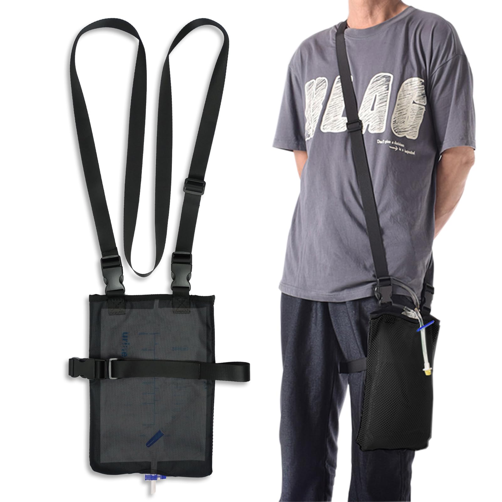Amazon.com: Urine Bag Cover, Postoperative Body Fluid-Carrying Shoulder ...