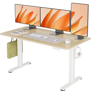 Amazon.com: INNOVAR Electric Standing Desk, Adjustable Height Stand up ...