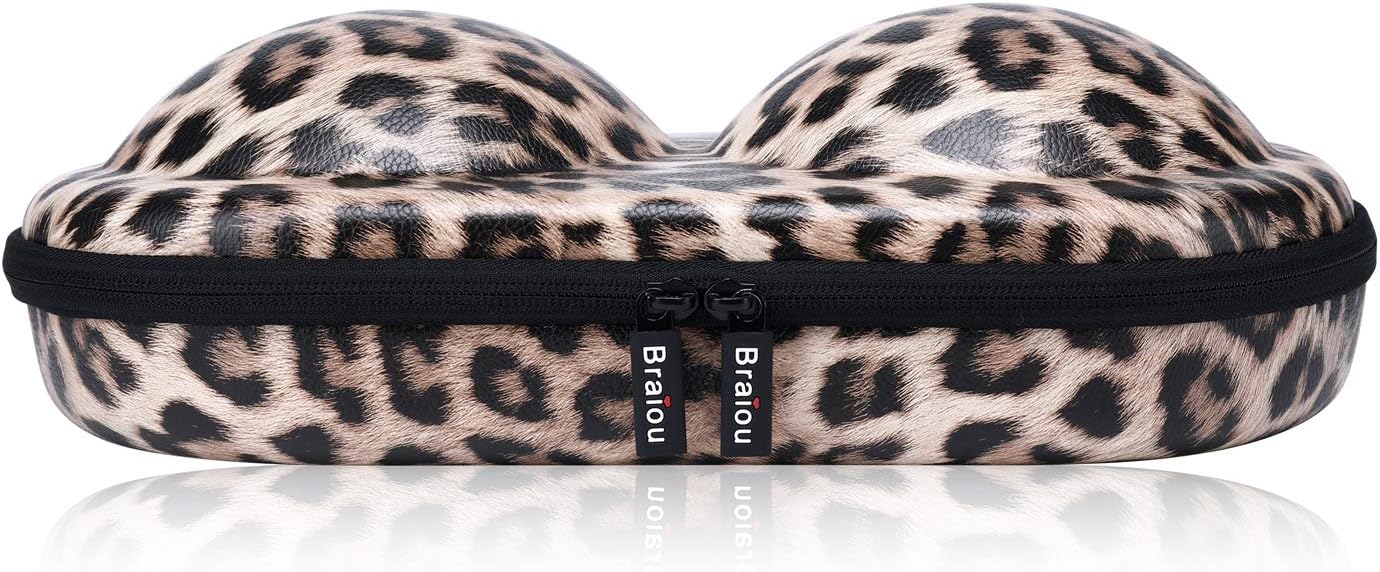 Amazon.com: Braiou Bra Case Premium Lingerie Travel Bag Zip Underwear ...