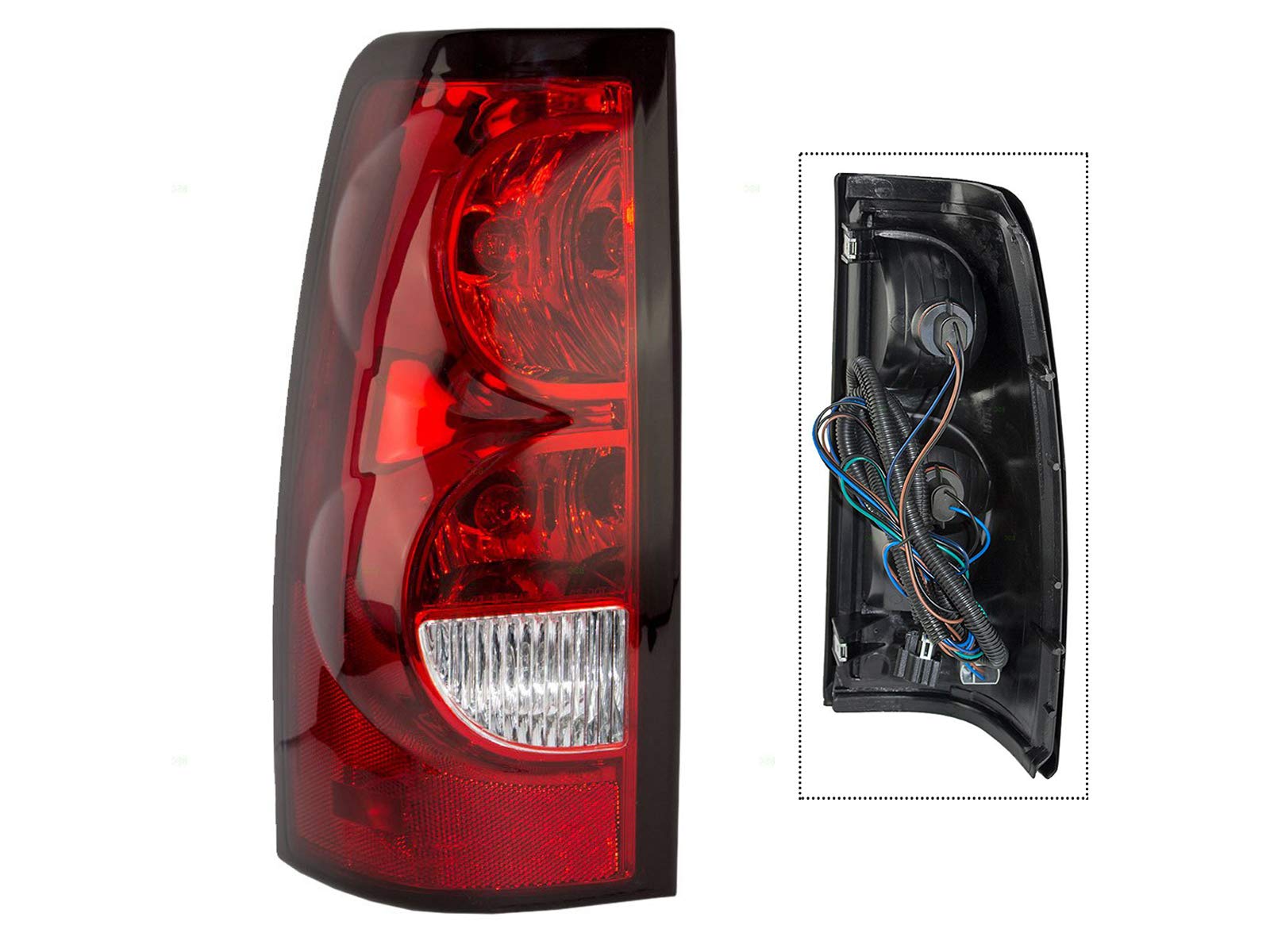 Snapklik.com : Chevrolet Silverado Driver Side Replacement Tail Light