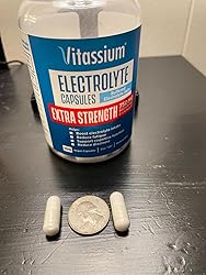 Amazon.com: Vitassium Extra Strength Electrolyte Capsules, 750mg of ...
