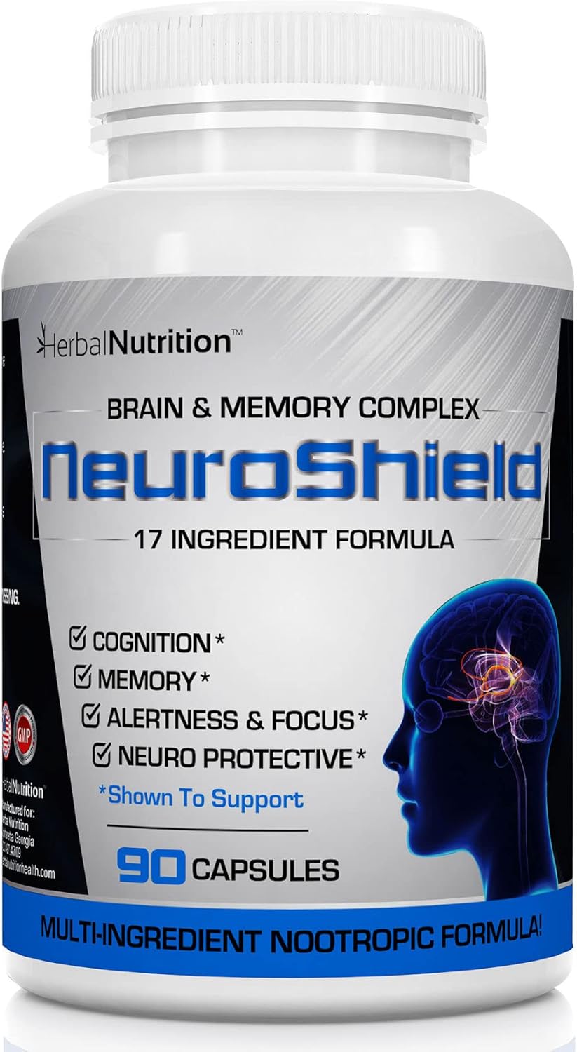 Amazon.com: NeuroShield, Brain Supplement a Nootropic Brain Booster and ...